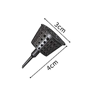 Hemoton 20pcs Bonsai Fertilizer Box Mini Automatic Planting Fertilizers Baskets Slow Release Fertilization Container for Bonsai Plant Food Pellet Flower Size L