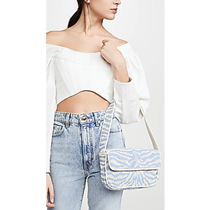 STAUD Women's Tommy Bag, Black/White, One Size