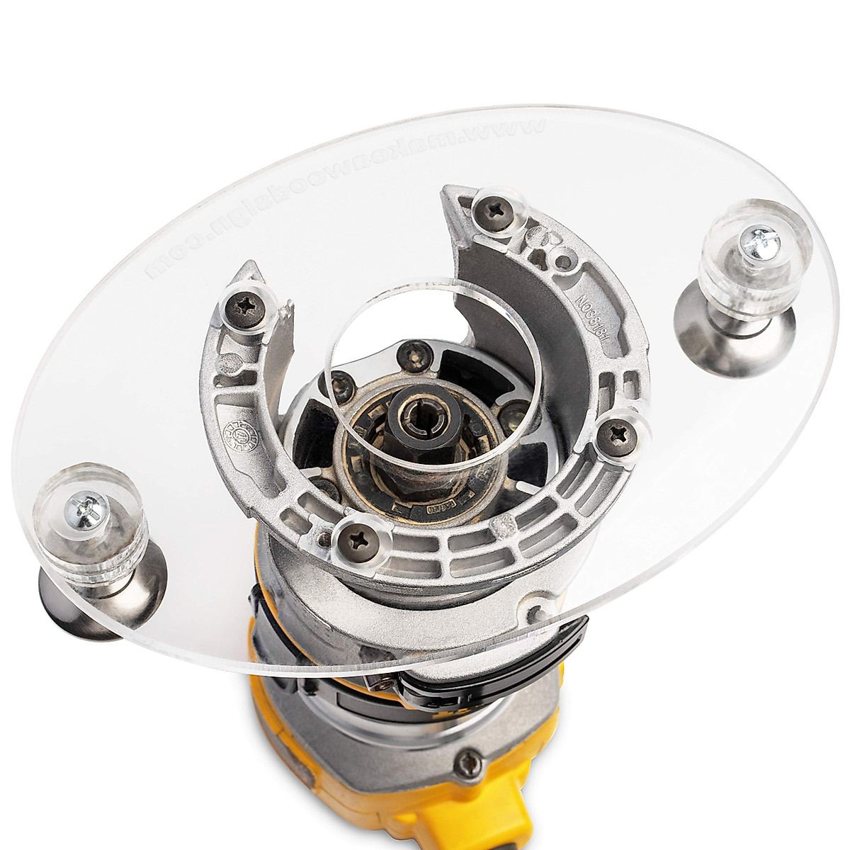 Dave's - Palm Router Acrylic Router Base Plate Compatible with DWP611 MADE IN AMERICA