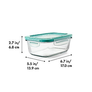 OXO Good Grips 3.5 Cup Smart Seal Glass Rectangle Food Storage Container