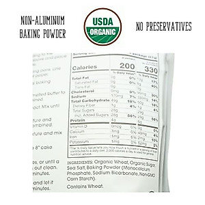 Organic High Altitude Vanilla Cake Mix