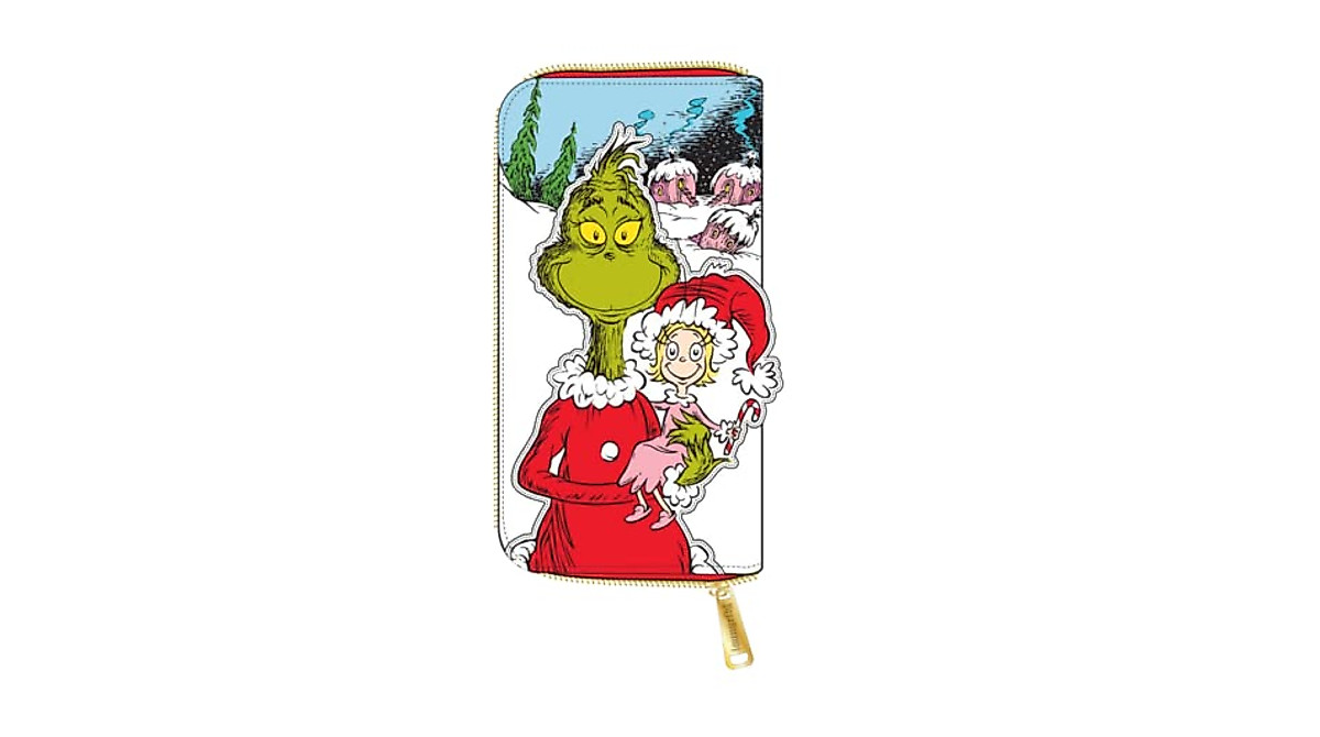 Loungefly Dr. Seuss Grinch Zip Wallet | Fun Holiday Accessory
