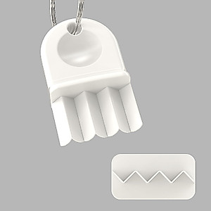 Engorgio Paper Towel Dispenser Key Universal Toilet Paper Dispenser Key Compatible for Paper Towel and Toilet Paper Dispensers Replacement Hard Plastic Waffle Toilet Paper Dispenser Key (5 pcs)