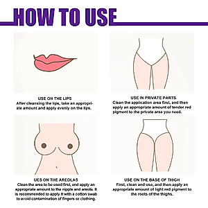 Intimate Bleaching Cream for Women,Crema blanqueadora íntima para mujeres,Underarm Bleaching Serum Whiten Butt Knee Brighten Inner Thigh Intimate Parts Dark Remove Melanin (1pcs,B-20ML)