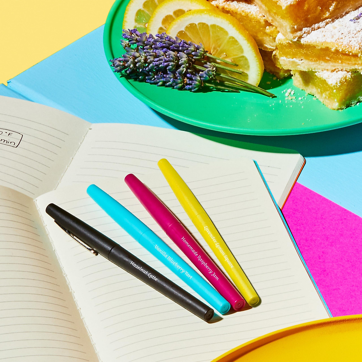 Paper Mate Flair Scented Felt Tip Pens, Assorted Sunday Brunch Scents and Colors, 0.7mm, 16 Count