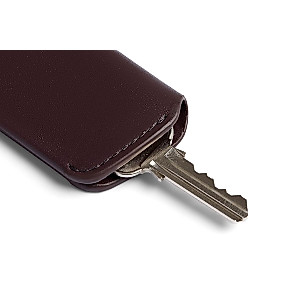 Bellroy Leather Key Cover (Max. 4 keys) - Deep Plum