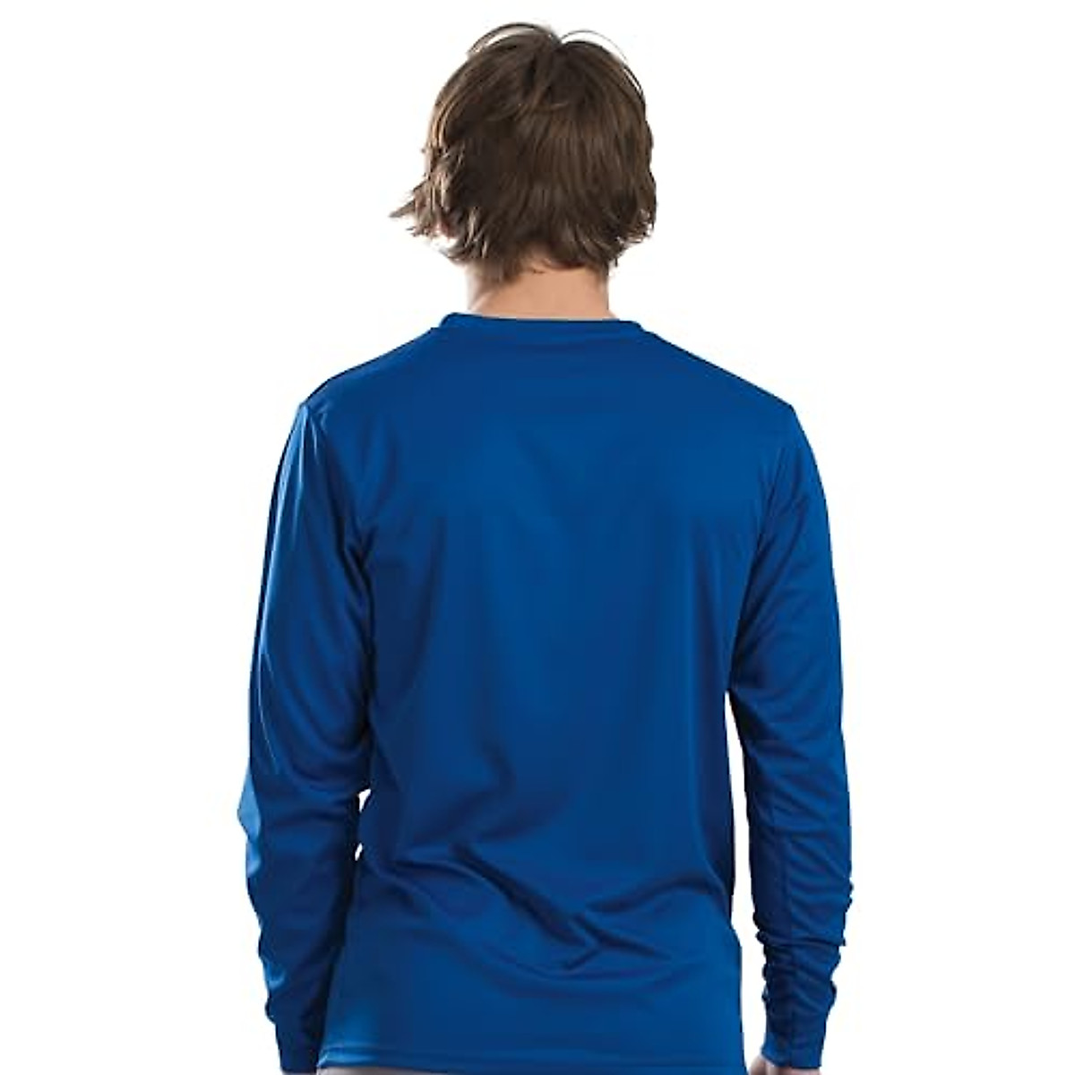 Augusta Sportswear Wicking Long Sleeve Sun Protection Athletic Shirt for Running, Hiking, Fishing, and Outdoor Activities, Kelly, Medium