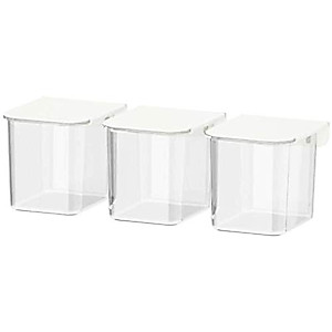 IKEA Skadis Container with Lid White / 3 Pack 803.359.09