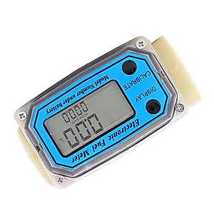 Fuel Flowmeter, Pump Meter Blue High Accuracy for Output Modules Sensors Remote Transmitters for Chemicals Water