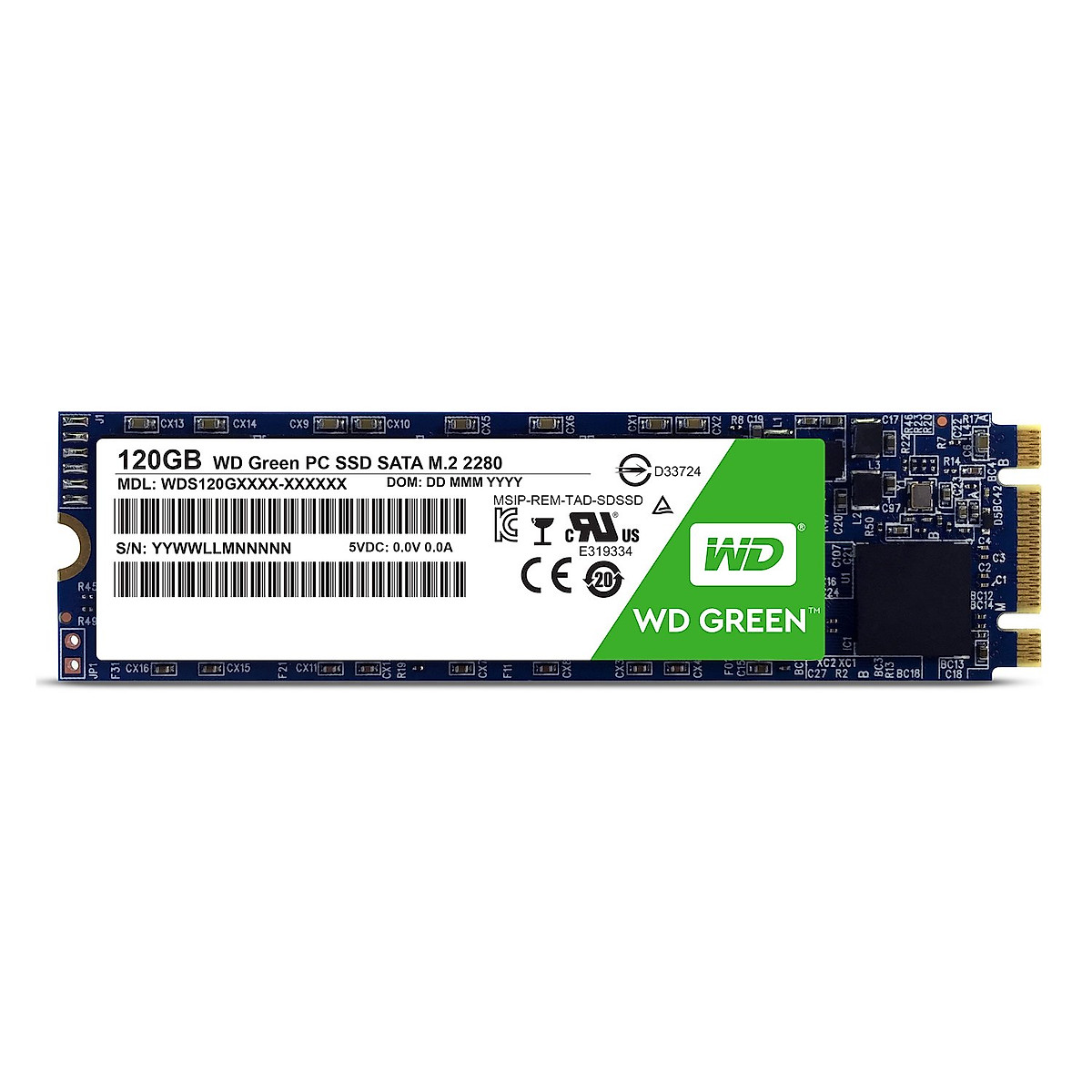 Western Digital Green M.2 2280 120GB Intern