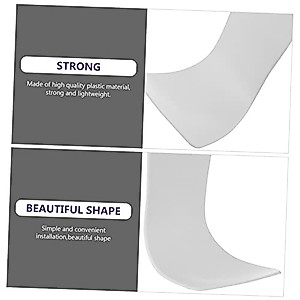 Alipis 5 pcs Water Dispenser Bracket Plastic Spray drip Tray Soap Dispenser Catch Tray Hand use Hand soap drip Tray Water Drop Foam Catcher Pearlescent soap Dispenser Bracket Connector