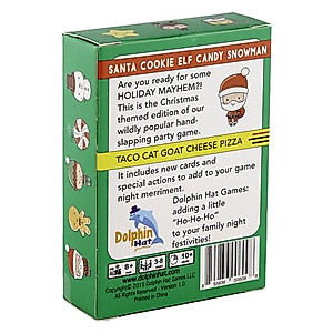 Dolphin Hat Games Santa Cookie Elf Candy Snowman