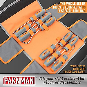 PAKNMAN 11-Piece Precision Pick and Hook Set, Heavy Duty Pick & Hook Set for Automotive