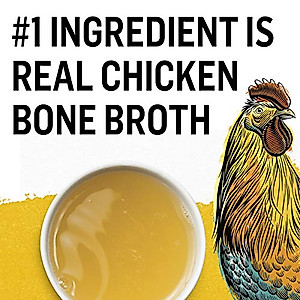 Beyond Purina Mixers+ Natural Cat Food Complement, Immune Support Chicken Bone Broth - (2 Packs of 8) 1.55 oz. Boxes