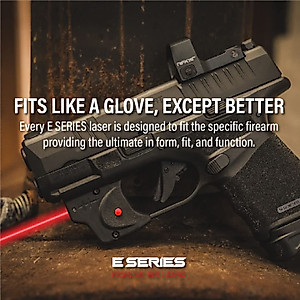 Viridian E Series Red Laser Sight for Taurus Spectrum, Gun Sight with Ambidextrous On and Off Switch, Black