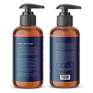 Apple Cider Vinegar Shampoo and Conditioner Set - Clarifying and Restorative For Scalp While Deeply Nourishing Ends - Sulfate Free - Safe For Color Treated Hair - 16oz