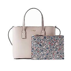 Designer Kate New York Women's Hadley Road Small Dina Top Handle Handbag Tote in Tusk Light Cream light Beige