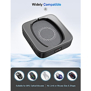 EAXBUX Mechanical Mouse Jiggler,Undetectable Mouse Mover Jiggler Device with Interval Timer Adiustable,LED Display and Random Movement,Gift for Man Keeping PC/Laptop Active to lmprove Work Efficiency