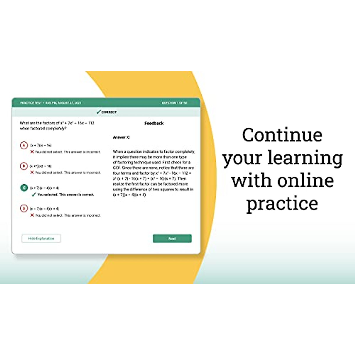 Barron's Math 360: A Complete Study Guide to Pre-Calculus with Online Practice (Barron's Test Prep)