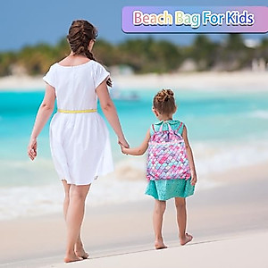 RLGPBON Backpack, Drawstring, Waterproof, for Kids Girls and Boys, Gym, Dance, Sports, 1L