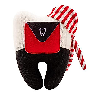 Pirate Tooth Fairy Pillow - Our Tooth Fairy Pillows are for Boys and Girls - This Tooth Fairy Kit Includes 5 Notecards and a Keepsake Pouch - Super Cute Pirate Tooth Fairy Gifts for Boys and Girls