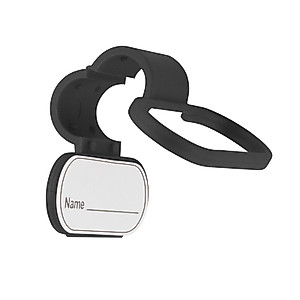 Stethoscope ID Tag-Black