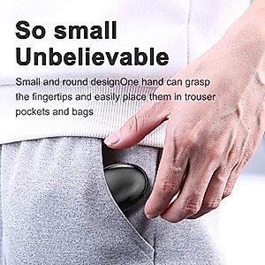 Wireless Earbuds,Bluetooth Headphones with Mic USB-C LED Display Charging Case, IPX6 Waterproof Wireless Earphones,HiFi Stereo Deep Bass,in-Ear Headset for Sport Work