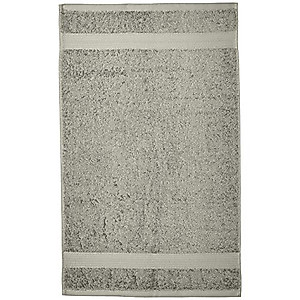 Amazon Basics Fade-Resistant Cotton Hand Towel - 6-Pack, Gray