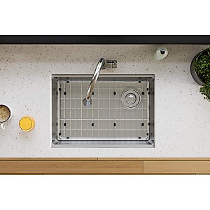 Elkay Crosstown CTXBG2214 Stainless Steel 22-1/4" x 14-1/4" x 1-1/4" Bottom Grid