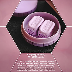 Chisell Original Jaw Exerciser, Bite Block for Light Bite, Jawline Shaper for Beginner Users, Facial Exercise Cubes for Toned Face, Jawline Sculptor for Slim Jaw, Mouth Exerciser for Jawline