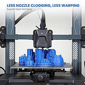 ELEGOO PLA Filament 1.75mm Black 2KG, 3D Printer Filament Dimensional Accuracy +/- 0.02mm, 2 Pack 1kg Cardboard Spool(2.2lbs) 3D Printing Filament Fits for Most FDM 3D Printers