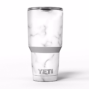 Design Skinz Slate Marble Surface V52 - Skin Decal Vinyl Wrap Kit Compatible with The Yeti Rambler Cooler Tumbler Cups