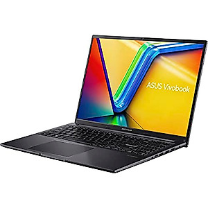 ASUS VivoBook 16 Laptop, 16” WUXGA (1920 x 1200) 16:10 Display, AMD Ryzen 5 7530U CPU, AMD Radeon™ Graphics, 8GB RAM, 512GB SSD, Fingerprint Sensor, Windows 11 Home, Indie Black, M1605YA-ES52