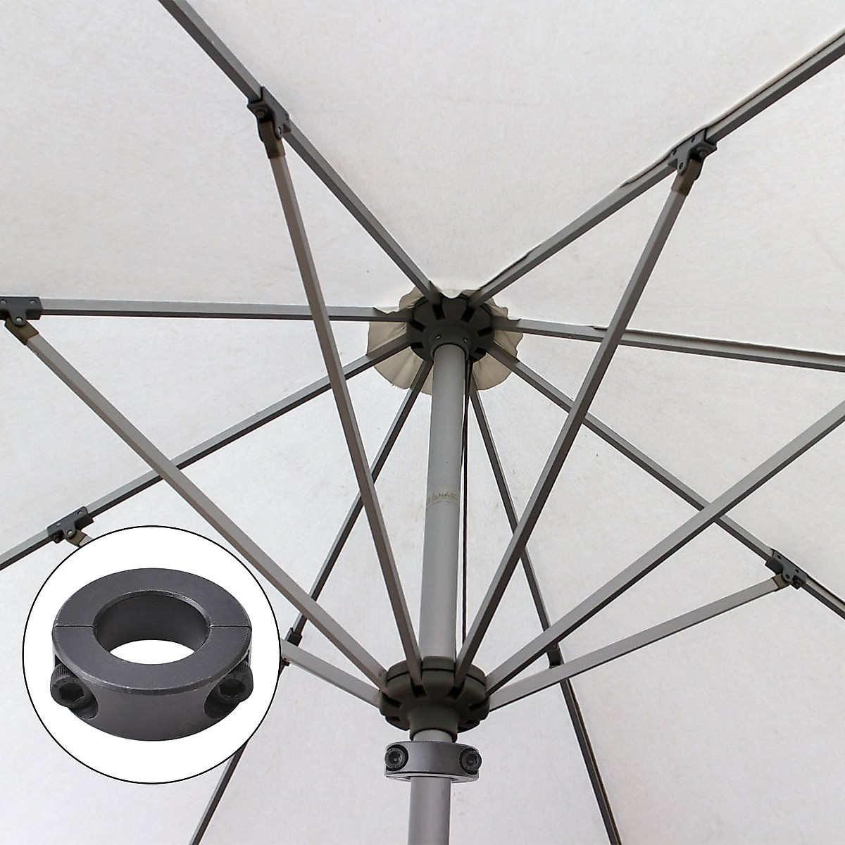 INCREWAY 25mm Circular Limiter Fixed Height Saver Kit-Stainless Steel Shaft,Wrench and nut, No Tools Required