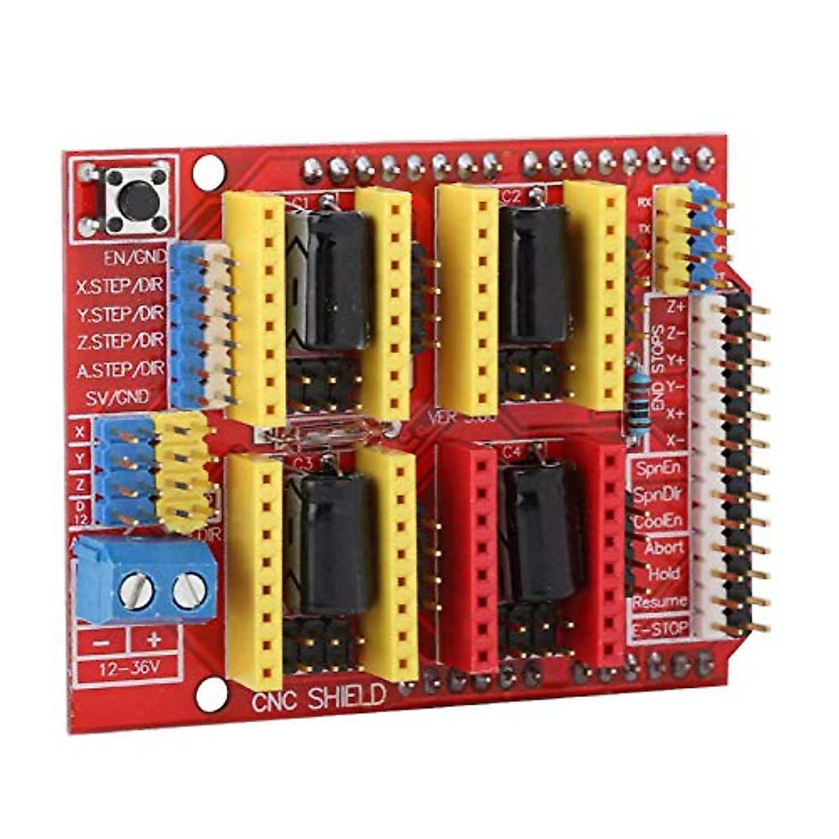 USB Interface Practical High Quality CNC Shield Stepper Driver, Compatible Expansion Board Kit, for