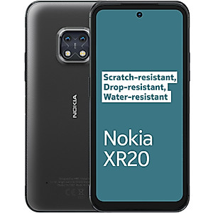 Nokia XR20 Dual-SIM 128GB ROM + 6GB RAM (GSM Only | No CDMA) Factory Unlocked 5G Smartphone (Granite) - International Version