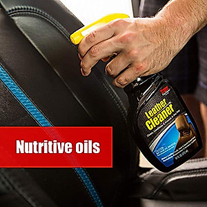Stoner Car Care 95400 Leather Cleaner and Conditioner for 3-in-1 Car Interior Cleaner to Rehydrate Protect and Preserve Leather Surfaces, Pack of 1