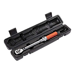 Amazon Basics 1/4-Inch Drive Click Torque Wrench - 20-150 inch-lb, 2.5-15 Nm