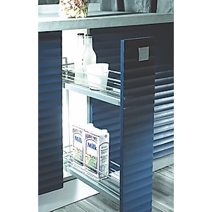 IMEX - Narrow Slide Out Double Rack Cabinet Organizer | Soft Close (RightMounted) | 5 15/16" (150mm) | 25 Kgs Capacity