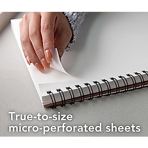 Strathmore 455-3, 400 Series Sketch Pad, 9"x12" Wire Bound, 100 Sheets, White