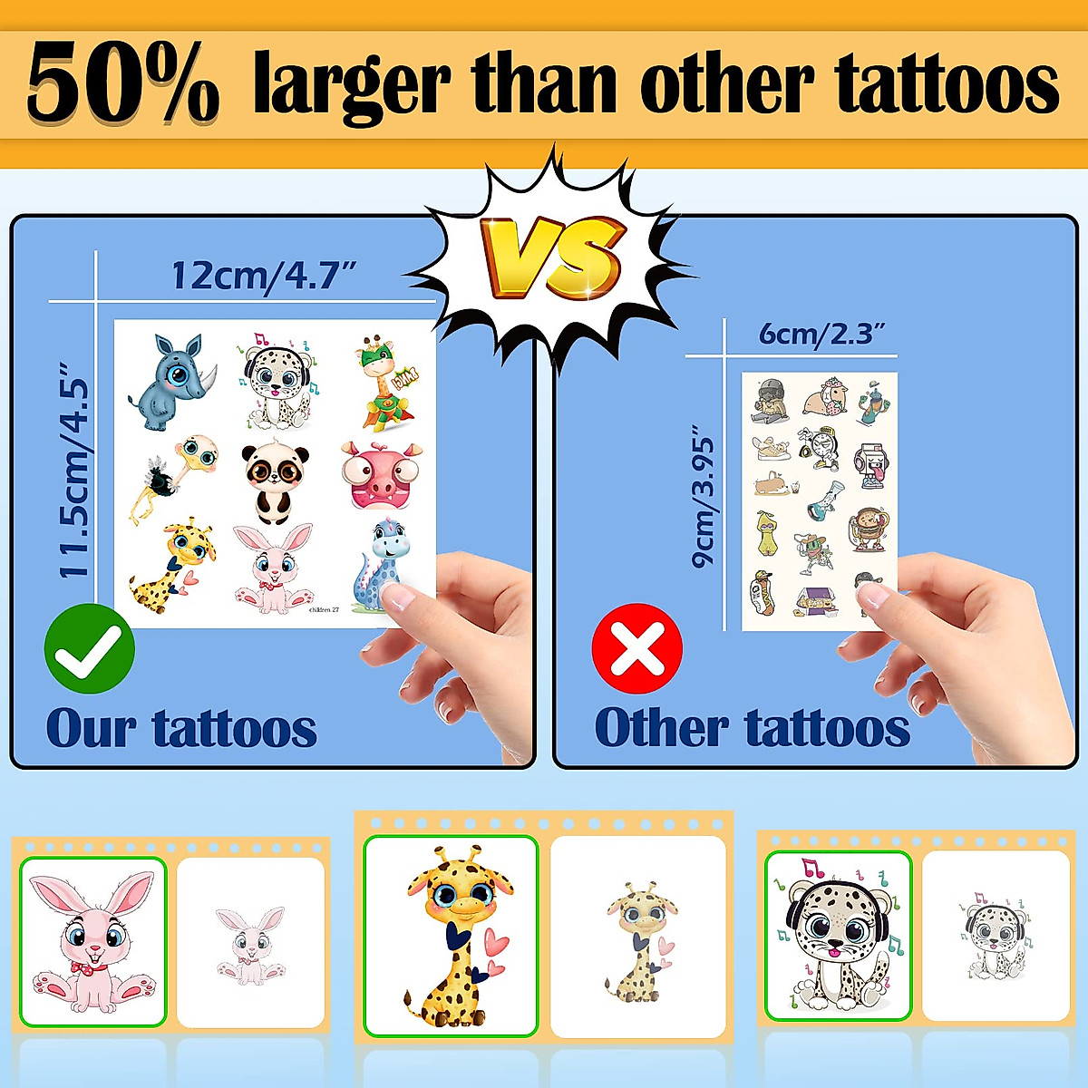 Aresvns Children's Temporary Tattoos Value Pack,1000+ pcs Cute fake tattoos for boys and girls,Kids Party Supplies Gifts Waterproof Non-toxic and Easy to Remove