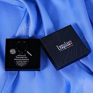 Cheer Coach Gift Cheer Coach Keychain Coach Appreciation Gifts for Cheerleader Thank You Gifts for Cheer Coach Retirement Gifts for Women Men Cheerleading Gifts Birthday Graduation Senior Night Gifts