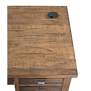 Martin Furniture Heritage Half Pedestal Desk