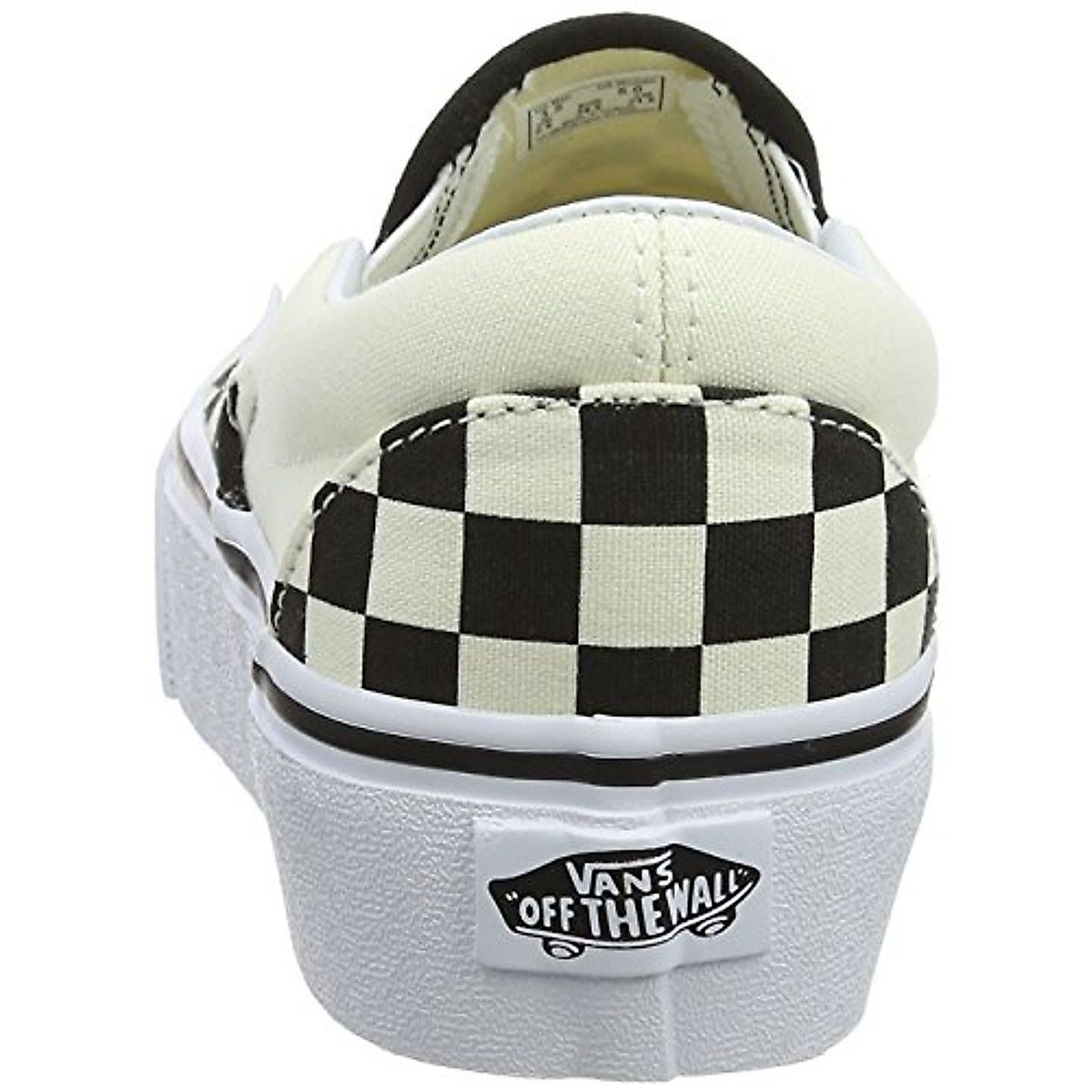 Vans Men's Low-Top Slip On Trainers, Black and White Checker W, 9