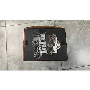 Mostop RC Crawler Truck, C24 Pickup Truck with LED Light, 4x4 Off-Road RC Rock Crawler,2.4Ghz Remote Control Car All Terrain Truck Crawler,Throttle & Steering Control,2 Batteries, Ideal Gift