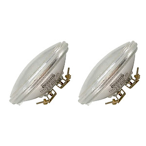 VSTAR PAR36 LED Bulb 9W 10-30V DC 3000K Warm White,with Lenses,High Concentration,Super Bright LED Bulb,2 Pack