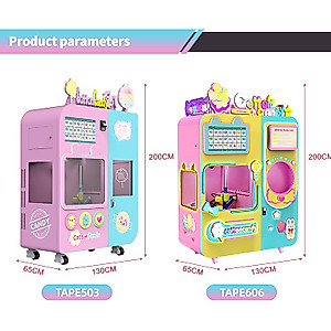 Cotton Candy Vending Machine Professional Manufacturer Small Business Low Cost Shopping Outdoor Work Using Vending Machines