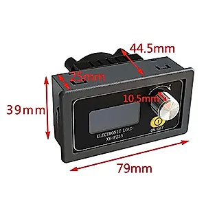 KXDFDC 4A 25W 5A 35W Digital Battery Capacity Tester Voltmeter Adjustable Constant Current Electronic Load Charger USB Ameter Meter