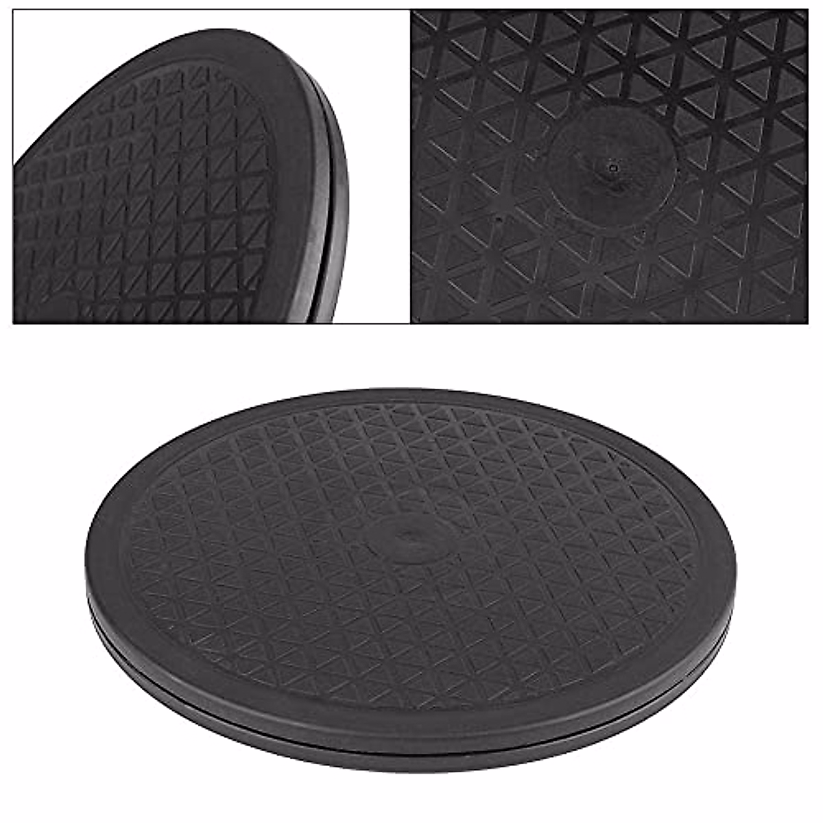 FTVOGUE Heavy Duty 360° Rotating Swivel Steel Ball Bearings Stand Turntable Platform for Monitor TV Computer Laptop (10 Inches)