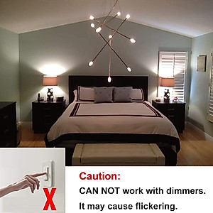 Cheopha GU24 LED Light Bulb Warm White 13W 18W 23W T2 Spiral CFL Light Replacement Bulb for Ceiling Fan Light Bathroom Light Pendants Gu24 LED Bulb 120V 3000K Non Dimmable 10W Pack of 2